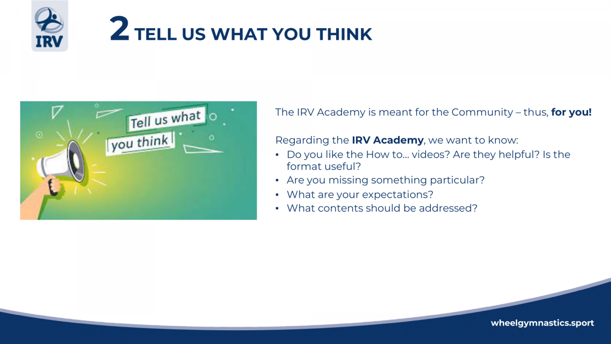 IRV Academy – Presentation of Possibilities and Potential – IRV ...